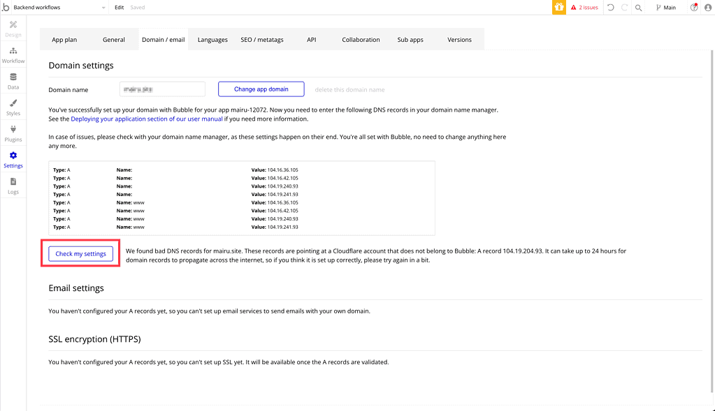 【bubble】独自ドメインをお名前.comから取得・反映させる - 株式会社WANTO｜WANTO Co., Ltd.